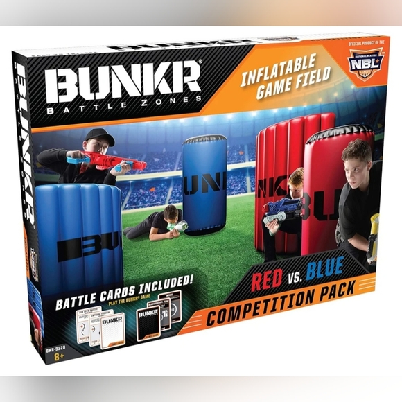Bunkr | Toys | Bunkr Battle Zones Inflatable Game Field Red Vs Blue ...